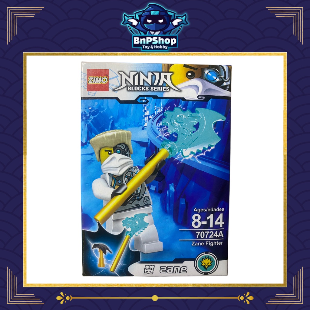 [NINJAGO] MINIFIGURE TECHNO ZANE (BATTLE-DAMAGED) | NINJAGO SEASON 3 ...