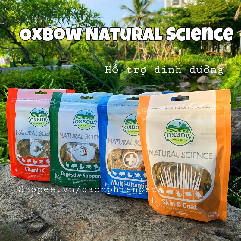 Oxbow Natural Science Lẻ viên Hỗ trợ dinh dưỡng cho thỏ, bọ ú ...