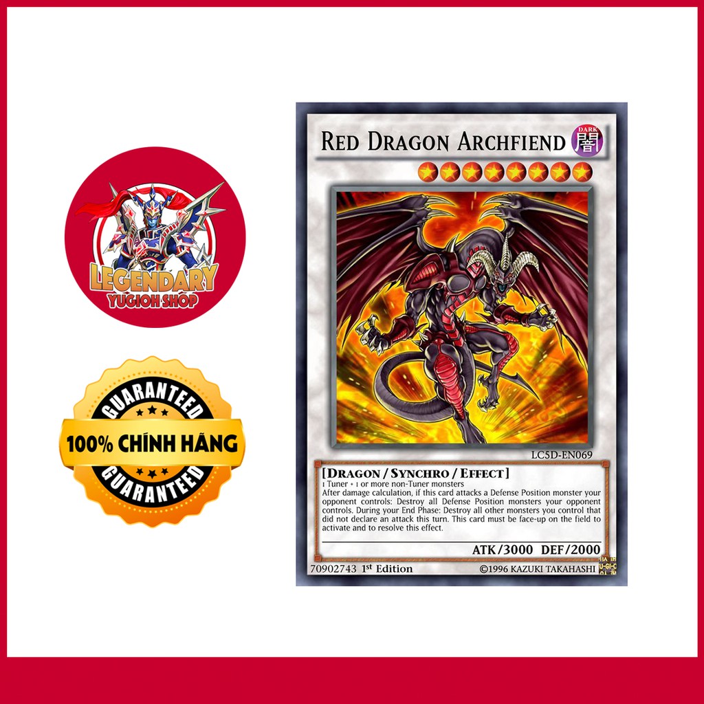 [Thẻ Bài Yugioh Chính Hãng] Red Dragon Archfiend | Shopee Việt Nam
