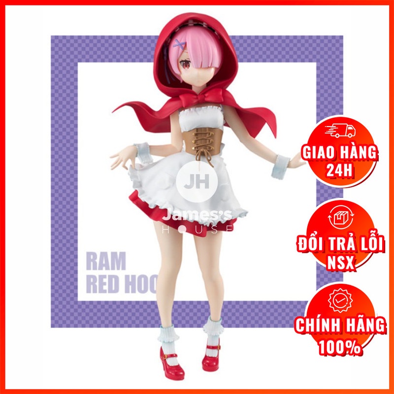 Mô Hình Chính Hãng Anime Re:Zero, RAM - Super Special Series - Red Hood ...