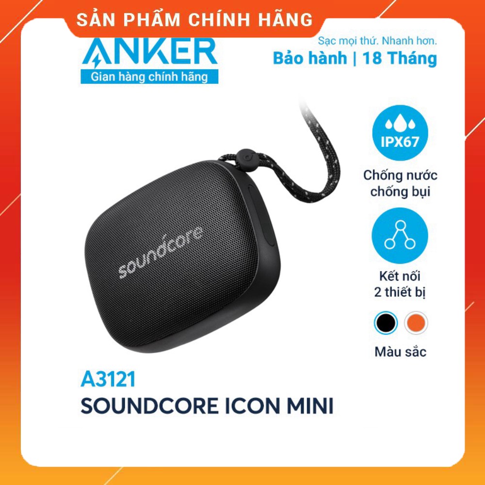 Loa bluetooth SoundCore Icon Mini 3W (by ANKER) - A3121 | Shopee Việt Nam