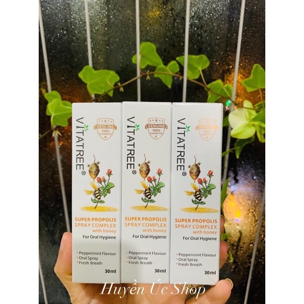 Xịt Keo Ong Vitatree Super Propolis Spray Manuka Honey 30 ml Mẫu mới ...