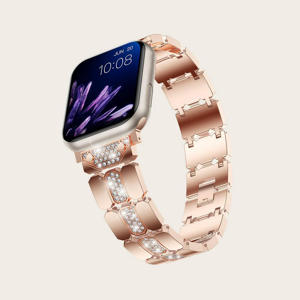 Kinh doanh Jiugongge với kim cương Thích hợp cho AppleWatch1 2 3 4 5 6 ...