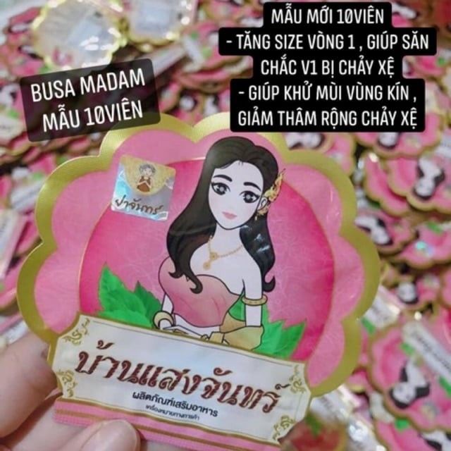 NỞ NGỰC MADAM BUSABA 10 VIÊN | Shopee Việt Nam
