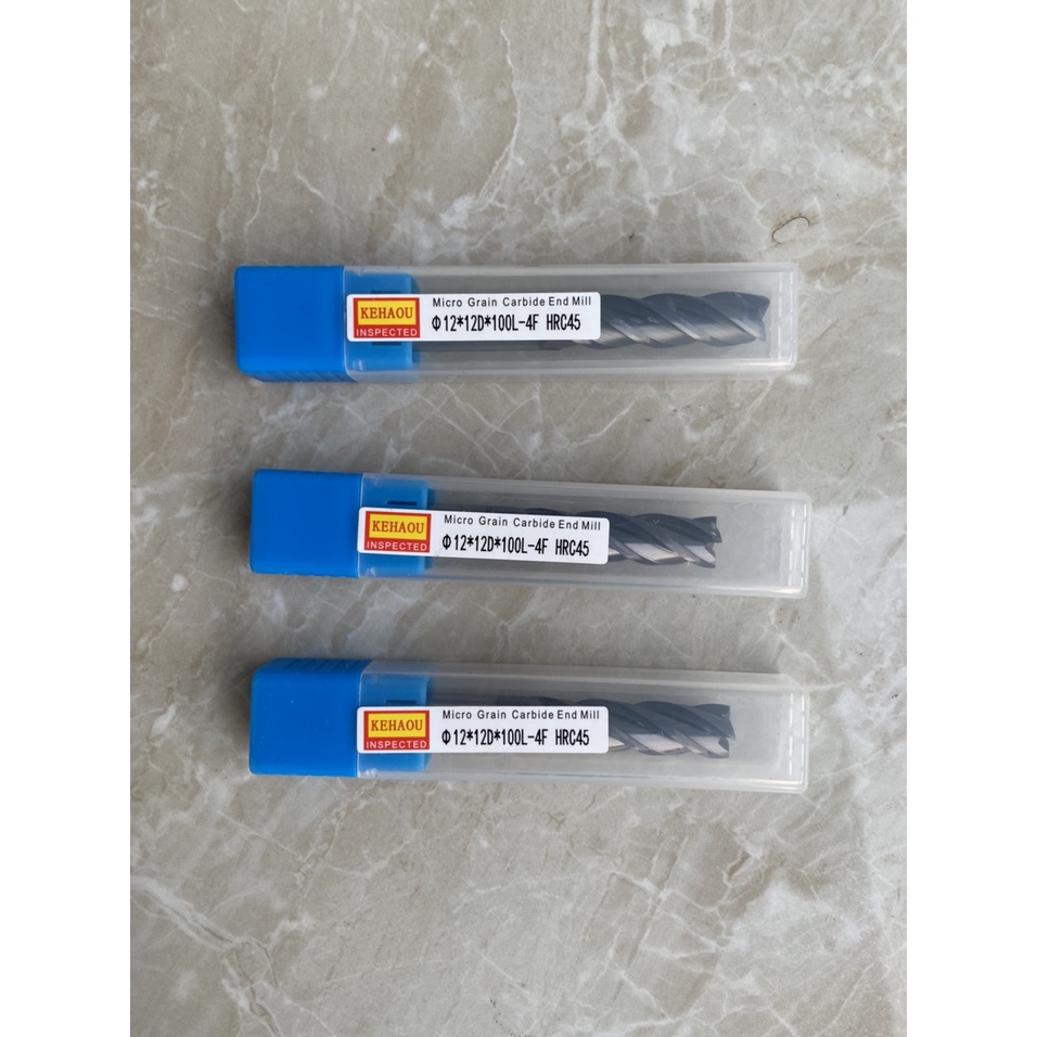 Dao phay ngón CNC Φ12x 12Dx 100Lx-4F HRC 45 End mill | Shopee Việt Nam