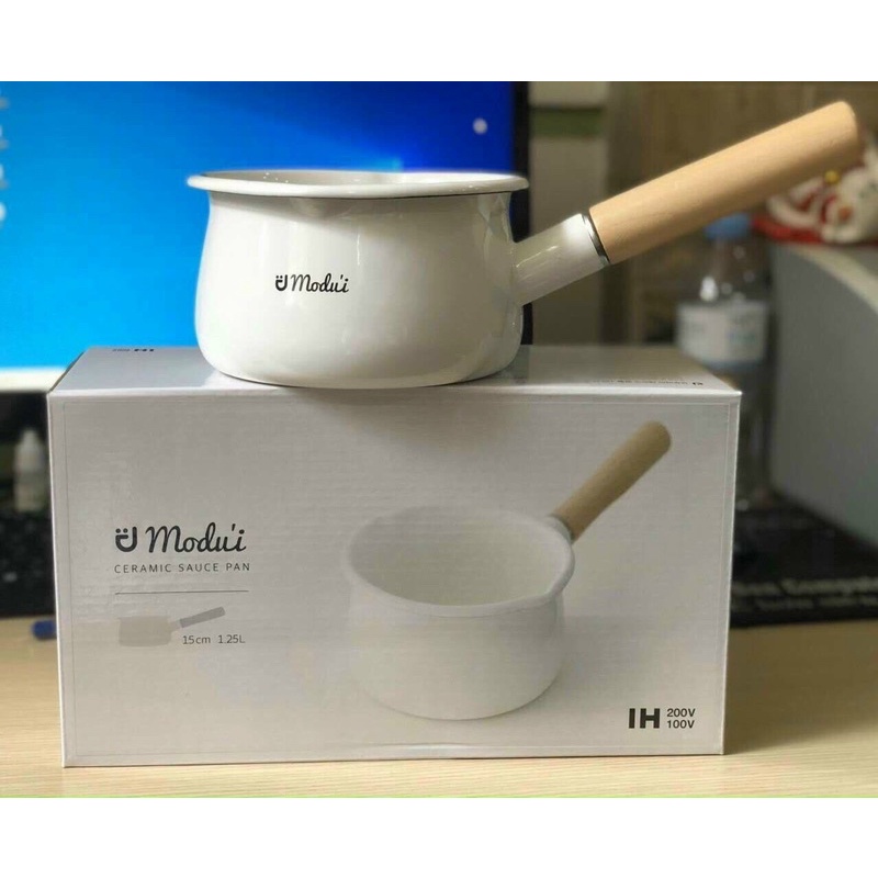 Nồi sứ Modui trắng 16cm | Shopee Việt Nam