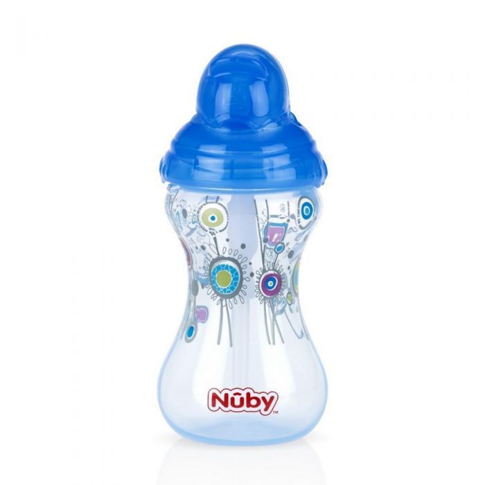 Bình uống nước ống hút silicone Nuby 300ml | Shopee Việt Nam