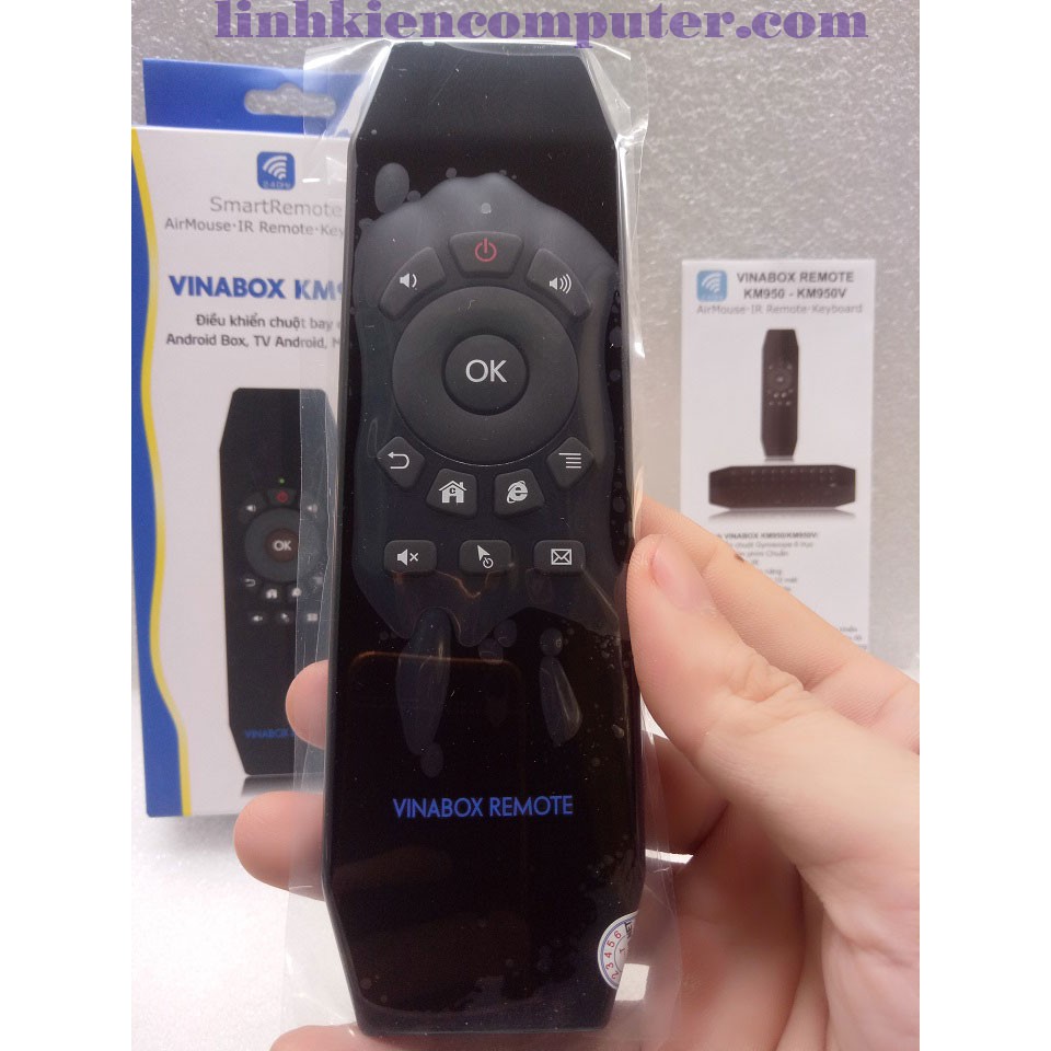 Chuột bay Air Mouse Vinabox KM950 2018 cho androi tivi box, máy tính ...