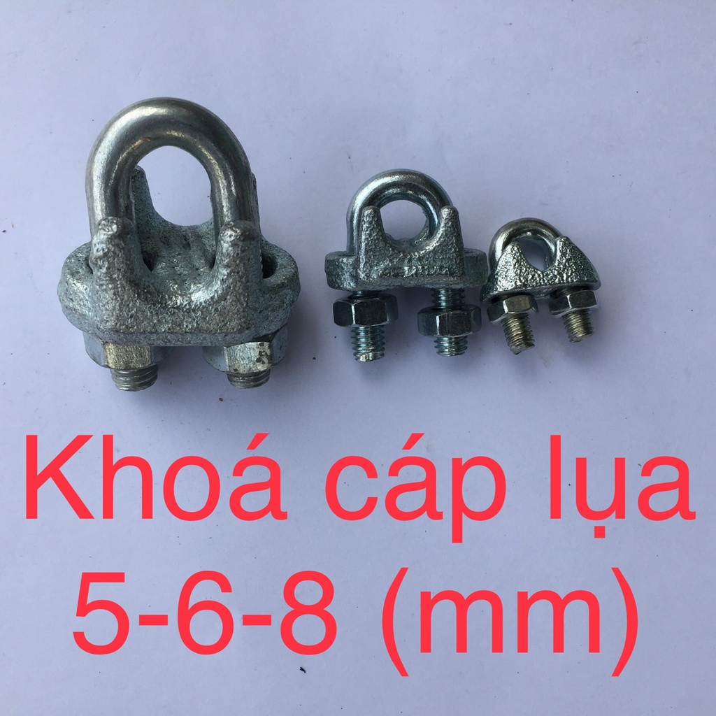 Khóa cáp, ốc xiết cáp, ma ní xiết cáp lụa, khóa dây cáp tăng đơ, cóc ...