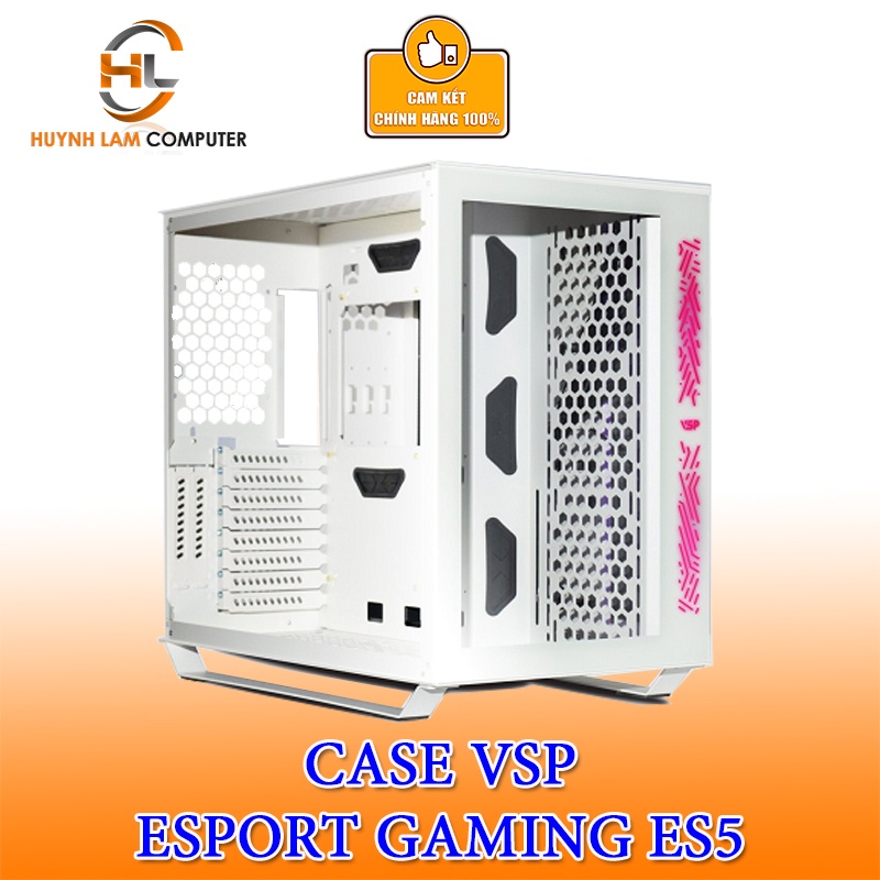 Vỏ máy tính Case VSP ES5 (ATX/MICRO-ATX/MINI-ATX)(TRẮNG)(KHÔNG FAN) Chính hãng | Shopee Việt Nam