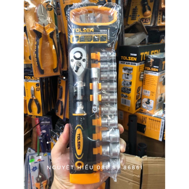 Bộ tuýp tự động 12 món Tolsen 15151 | Shopee Việt Nam