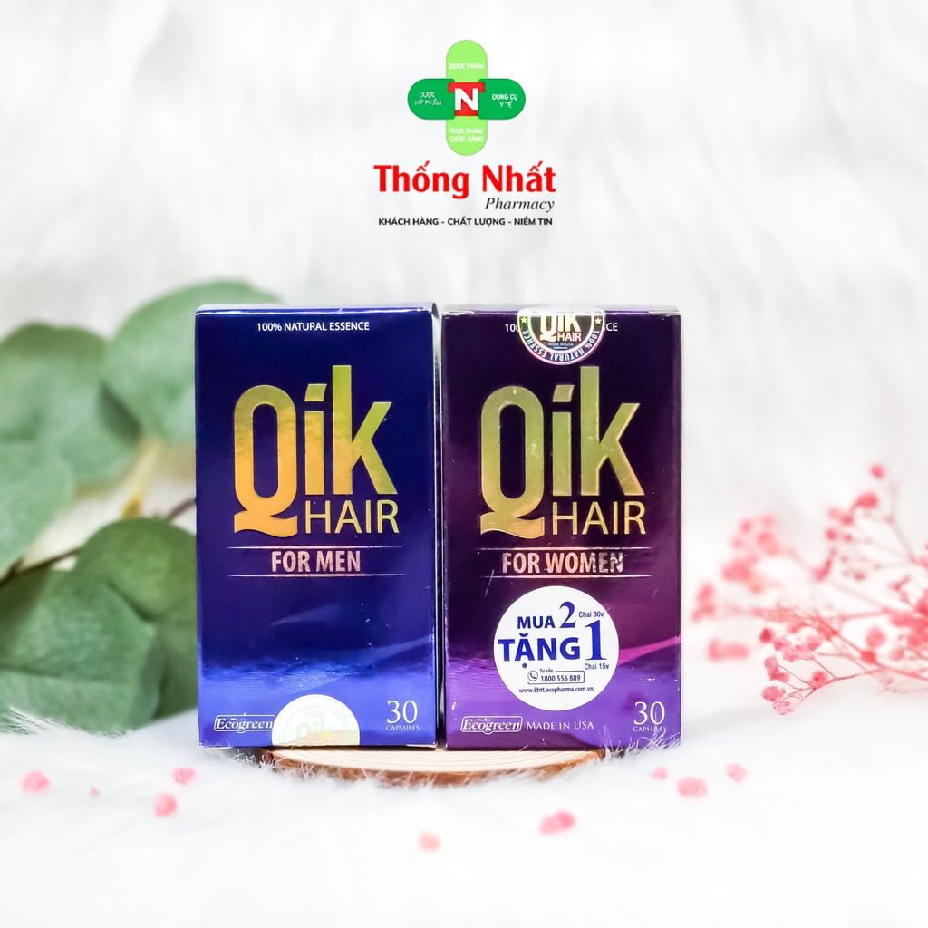 Qik Hair For Men và Women (Date xa) giảm rụng tóc và giúp tóc chắc khoẻ ...
