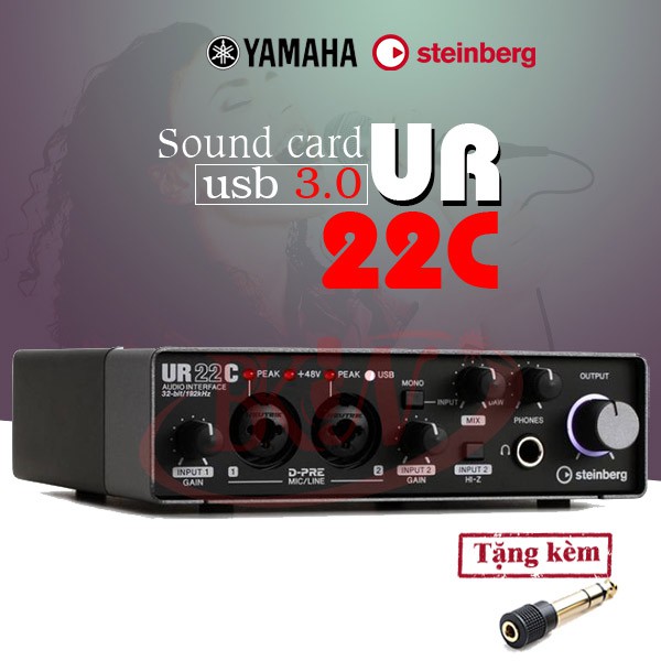 Sound card thu âm steinberg ur22c yamaha | Shopee Việt Nam
