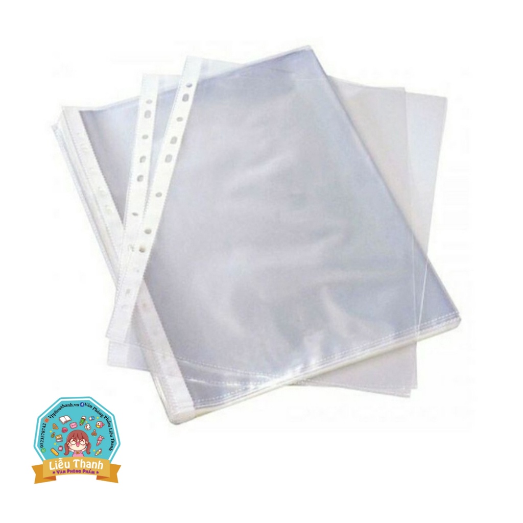 Bìa lỗ A4 320gr, 400gr tem xanh TQ-303 (100cái) | Shopee Việt Nam