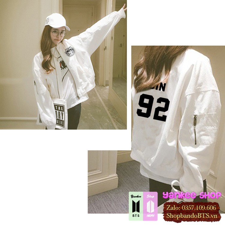 Áo Khoác BTS Jin Trắng Giá Rẻ | Shopee Việt Nam