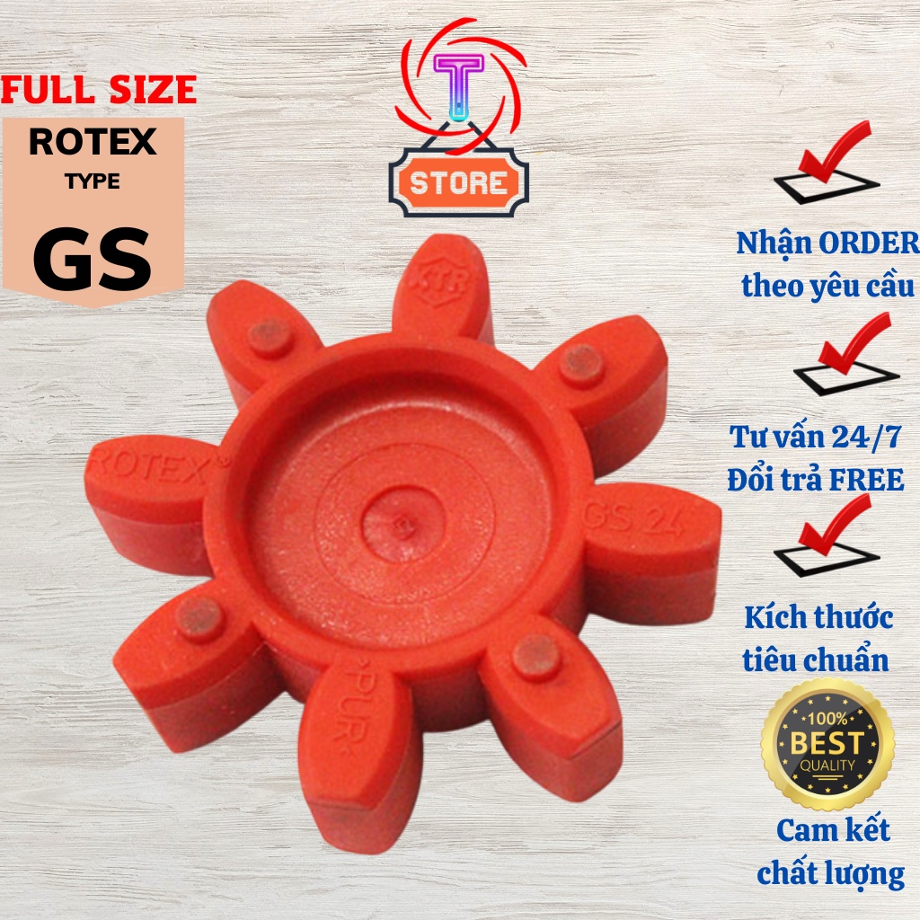 Giảm Chấn Cho Khớp Nối Rotex Type GS Series Full Size GS12, GS14, GS19 ...