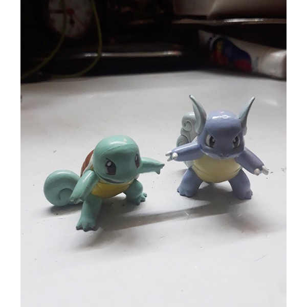 Set 2 Mô Hình Pokemon Squirtle - Wartortle Alternative Pose Tomy S75 ...