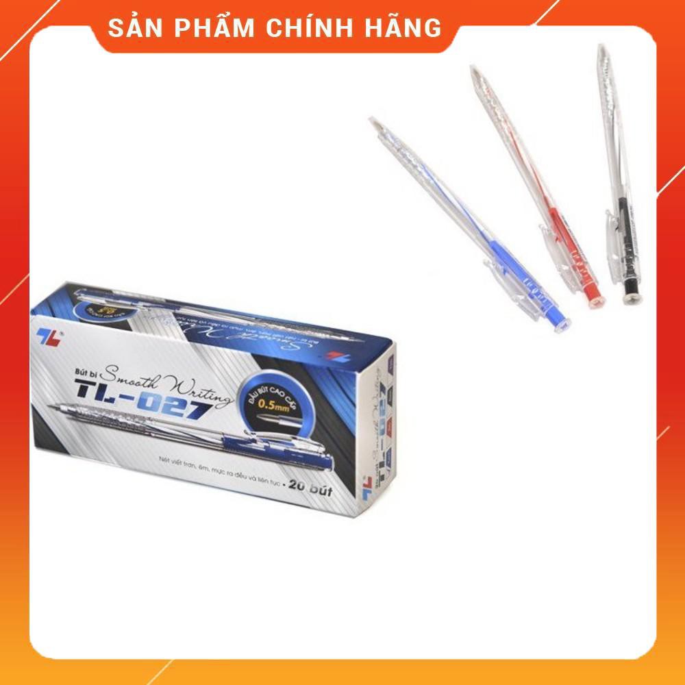[Chính Hãng] Bút Bi Thiên Long TL-027 (Nét 0.5mm / Hộp 20 cây) | Shopee ...