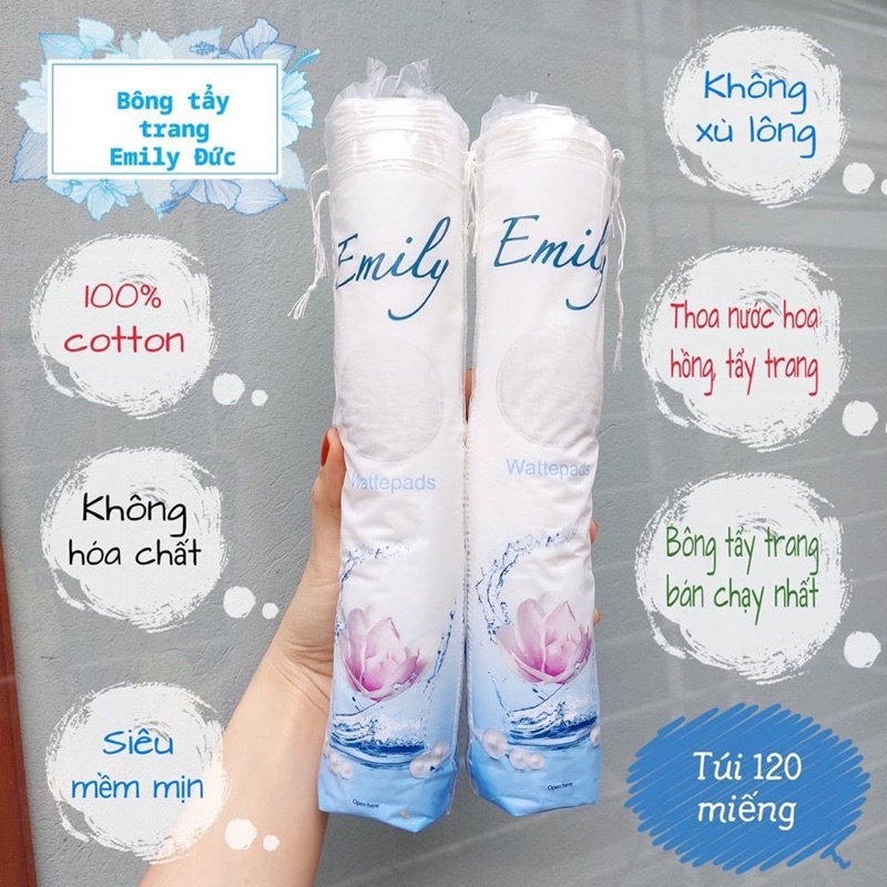 Bông tẩy trang emily | Shopee Việt Nam