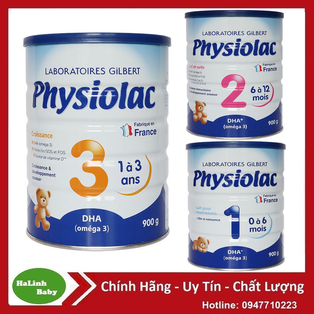 ﹉Sữa bột Physiolac số 1, 2, 3 900g Date 2023 [Mẫu mới] | Shopee Việt Nam