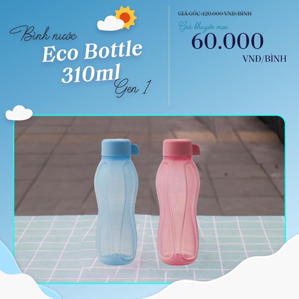 Bình nước tupperware 310ml | Shopee Việt Nam