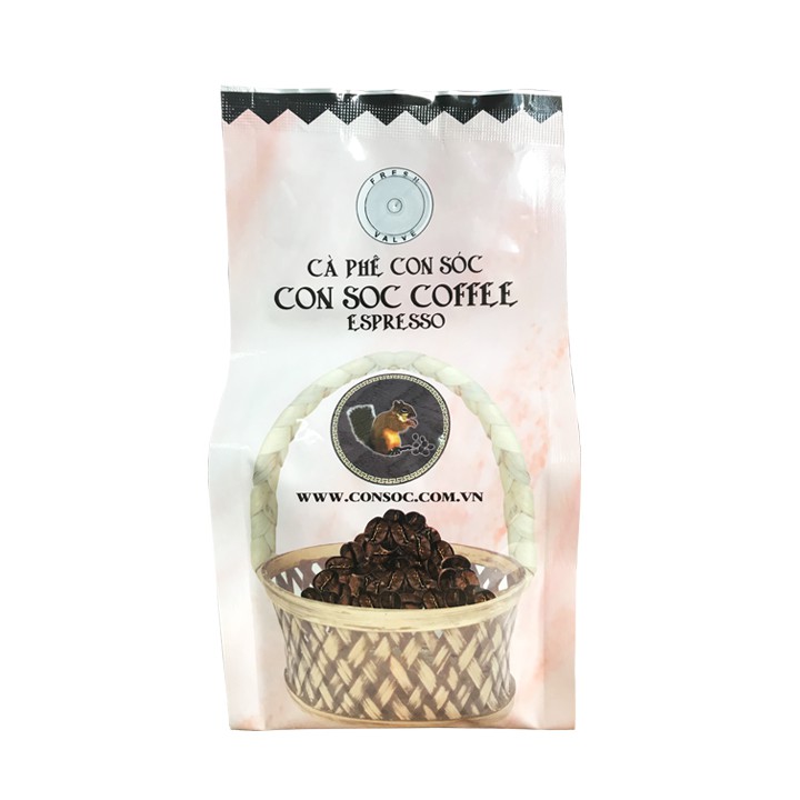 Cà phê Con Sóc Hạt Espresso 200g | Shopee Việt Nam