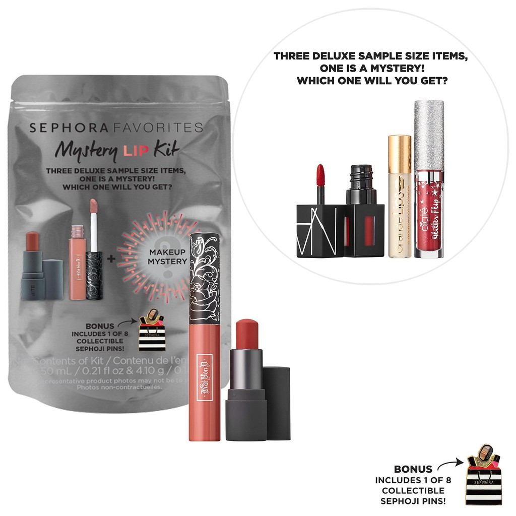 SET SON MINI "bí ẩn" SEPHORA MYSTERY LIP KIT | Shopee Việt Nam