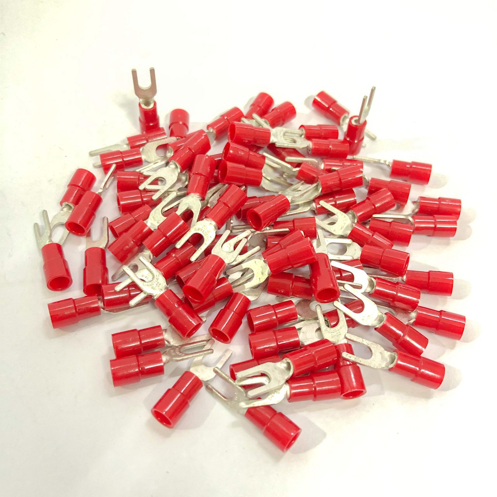 Đầu Cosse chữ Y Nichifu bọc nhựa cách điện TMEV 1.25Y - Hộp 100 cái | Shopee Việt Nam