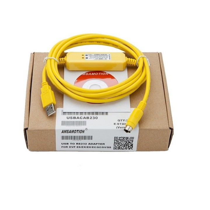 (CÓ SHIP HỎA TỐC) CÁP LẬP TRÌNH USB-SC09-FX CHO PLC MITSUBISHI FX (VÀNG ...