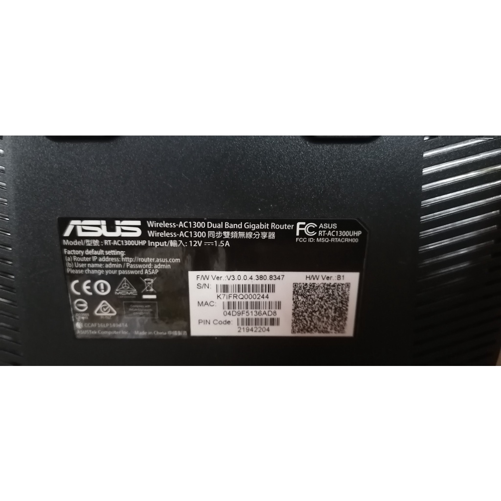 Bộ Phát Wifi ASUS RT-AC1300UHP và RT-AC59U Băng Tần Kép Gigabit (Cũ ...