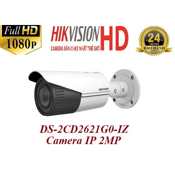 [Hành chính Hãng]Camera IP hồng ngoại 2.0 Megapixel HIKVISION DS-2CD2621G0-IZ | Shopee Việt Nam