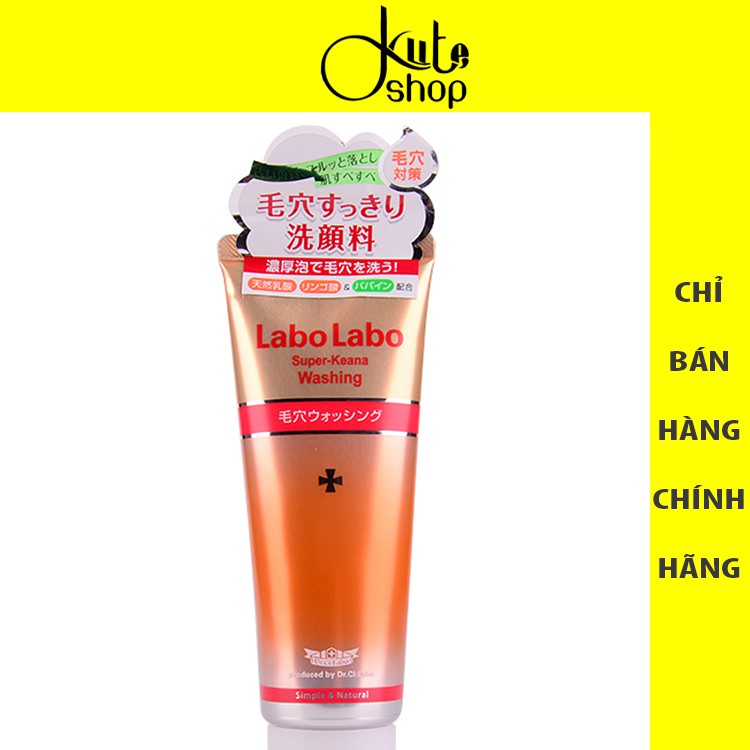 Sữa rửa mặt se khít lỗ chân lông Labo Labo Super-Keana Washing 120g | Shopee Việt Nam