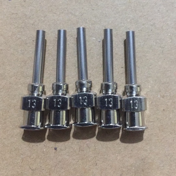 Đầu kim sắt bơm keo, mỡ hàn mũi 13mm số 10 đến 30( set 12 cái) | Shopee ...