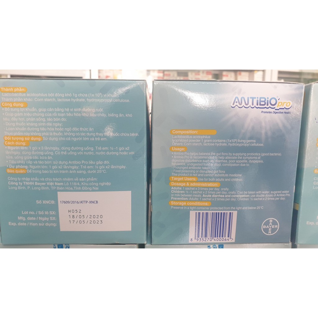 Antibio pro - Men Vi Sinh Bổ Sung Lợi Khuẩn- Hỗ trợ rối loạn tiêu hoá ...