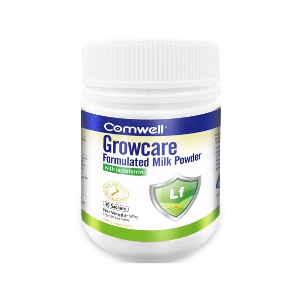 Sữa Non Comwell Growcare Formulated Milk Powder With Calcium + Lactoferrin 30 Sache | Shopee ...