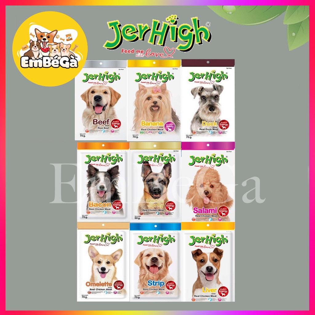 [60G + 80% ] THANH GẶM DẺO SNACK JERHIGH 70G | Shopee Việt Nam