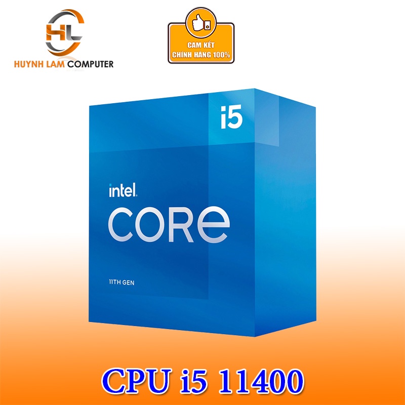 CPU Intel Core i5 11400 2.6GHz (Socket 1200, 6 nhân 12 luồng 12Mb ...