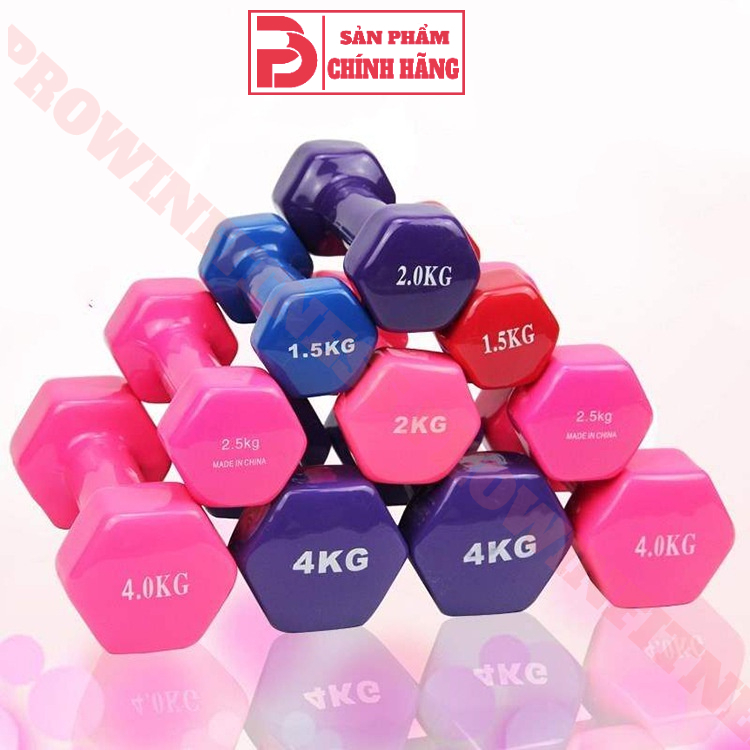 Tạ cầm tay lõi thép bọc cao su Prowin Fitness cao cấp chuyên dụng tập gym yoga 1-3kg | Shopee ...