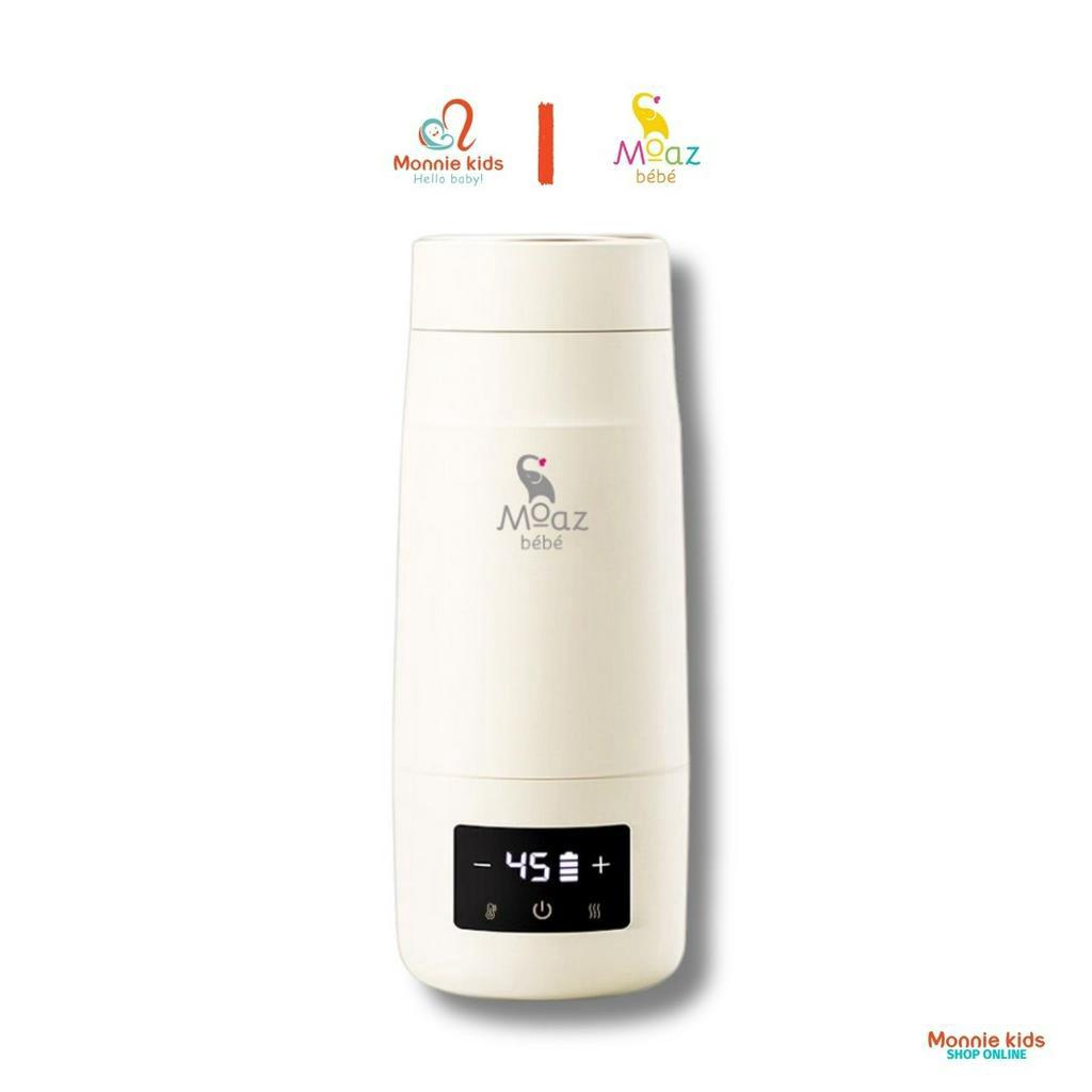 Bình đun nước pha sữa Moaz Bebe MB058 cho bé 300ml, ấm giữ nhiệt mini ...