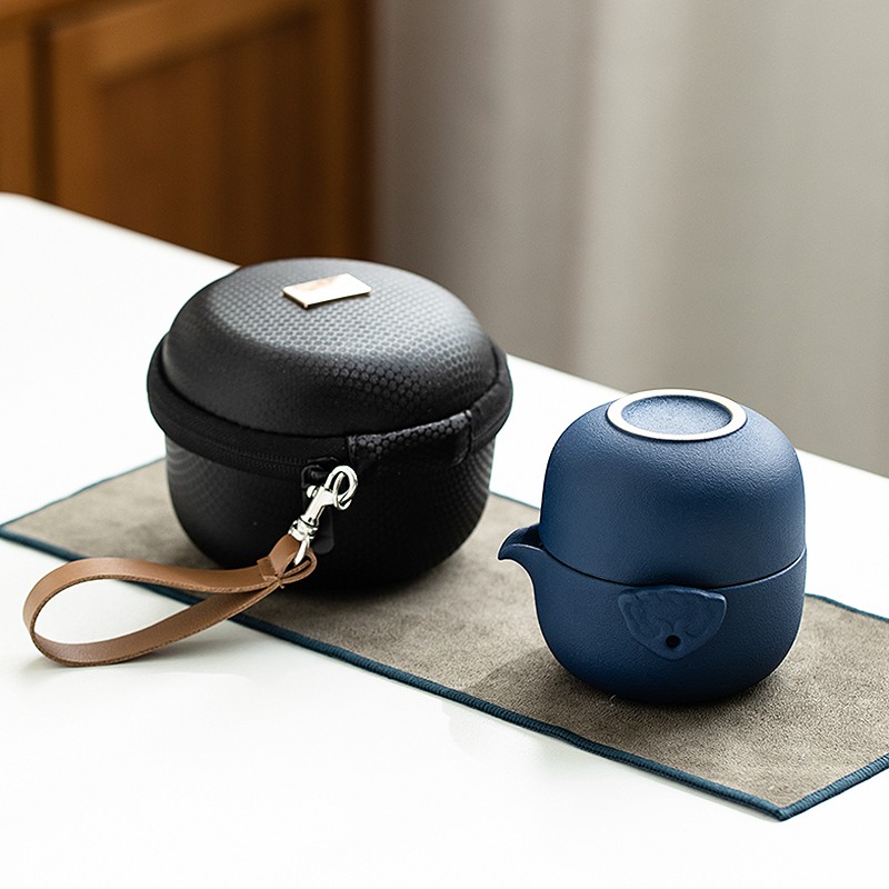 Bộ Trà Du Lịch Phù Hợp Với Một Nồi Một Ly Di Động Nhanh Cốc Du Lịch ...