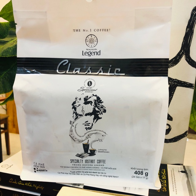 Cafe Legend Classic 408g (24 gói x 17g) | Shopee Việt Nam