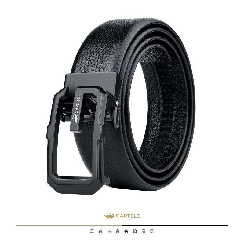 20 mẫu Thắt Lưng Da Nam Khóa Tự Động Cao Cấp Dây Nịt Nam Da Bò 100% Chính Hãng CARTELO Mạ titan ...
