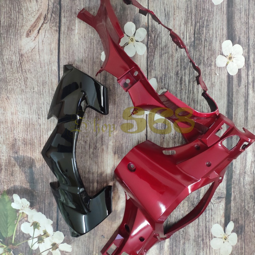 Bộ 3 món ốp đầu xe Wave RSX 110 đời 2010 đến 2012 kèm gáy (4 màu tự ...