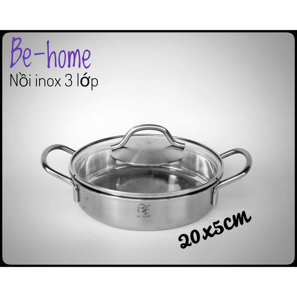 Nồi inox 3 lớp Behome xuất khẩu | Shopee Việt Nam