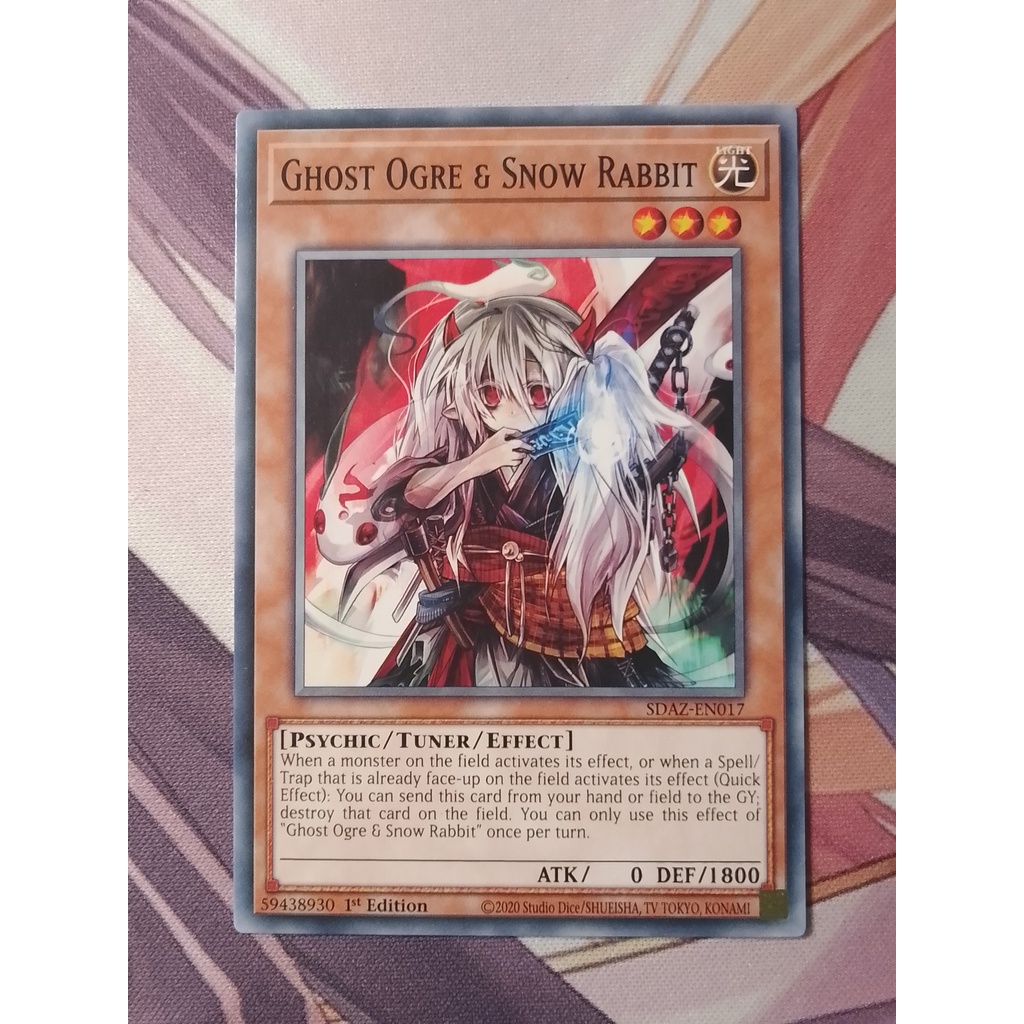 Thẻ Bài Yugioh: Ghost Ogre & Snow Rabbit SDAZ-EN017 | Shopee Việt Nam