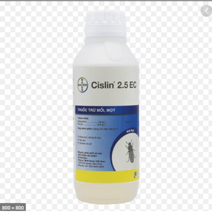 (Ko mùi) Thuốc Cislin 25EC diệt và ngừa mối, mọt cho gỗ cao cấp và gỗ ...