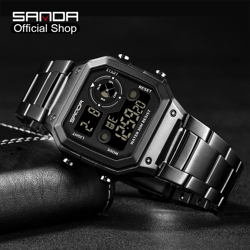 Đồng Hồ SANDA 408 Bằng Thép Không Gỉ Chống Nước Tiện Dụng Dành Cho Nam ...