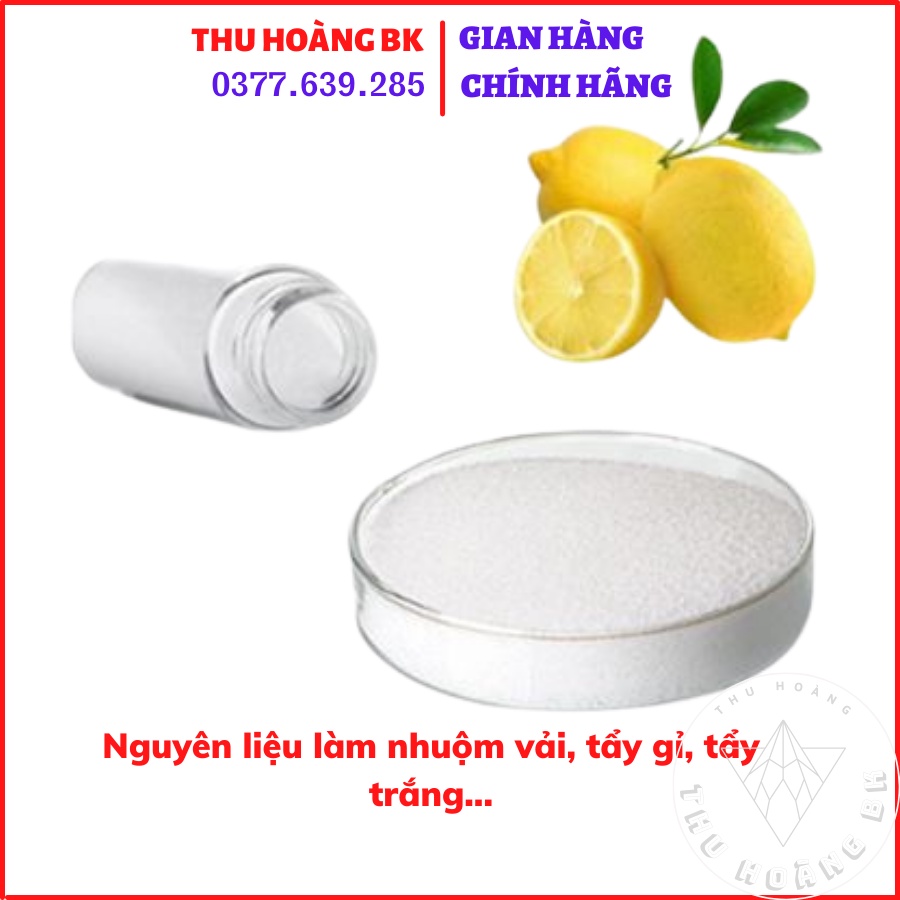 axit chanh, acid citric ( bột chanh ),chất điều chỉnh PH ,bột tạo độ ...