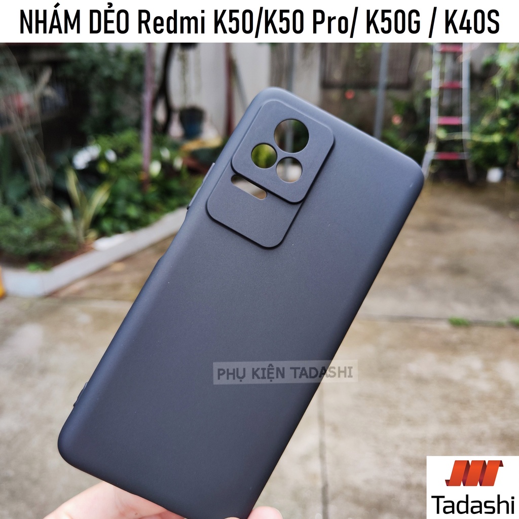 Ốp Lưng Nhám Đen Poco F4 5G/ F4 GT, Redmi K50/ K50 Pro/ K50G/ K40S Không Bám VÂN TAY, Ốp Dẻo TPU ...