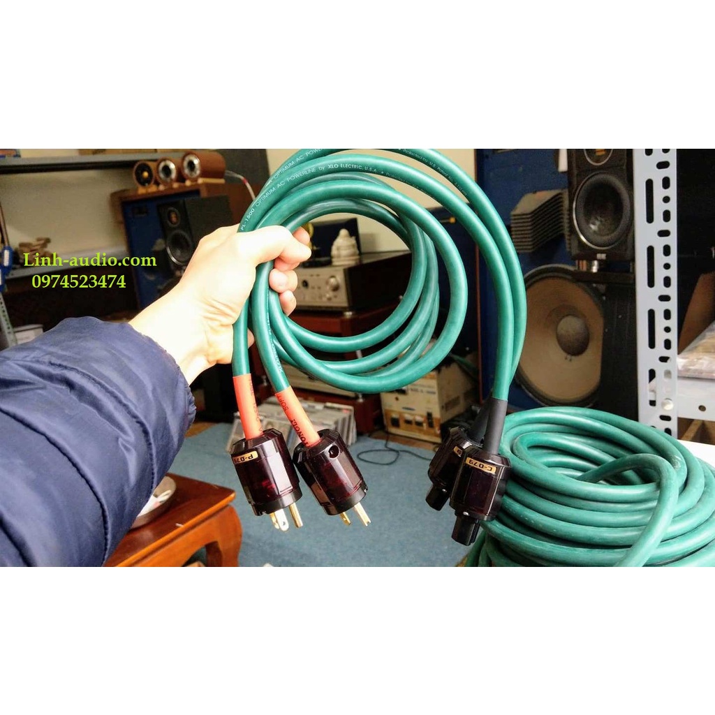 Dây nguồn mỹ XLO PL-1500 truyền tải điện năng tối ưu cho hệ thống âm thanh nghe nhạc amply,cd ...
